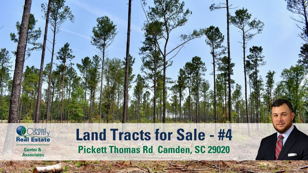 The Pickett Thomas Tracts - 25 Acres for Sale in Camden, SC - YouTube