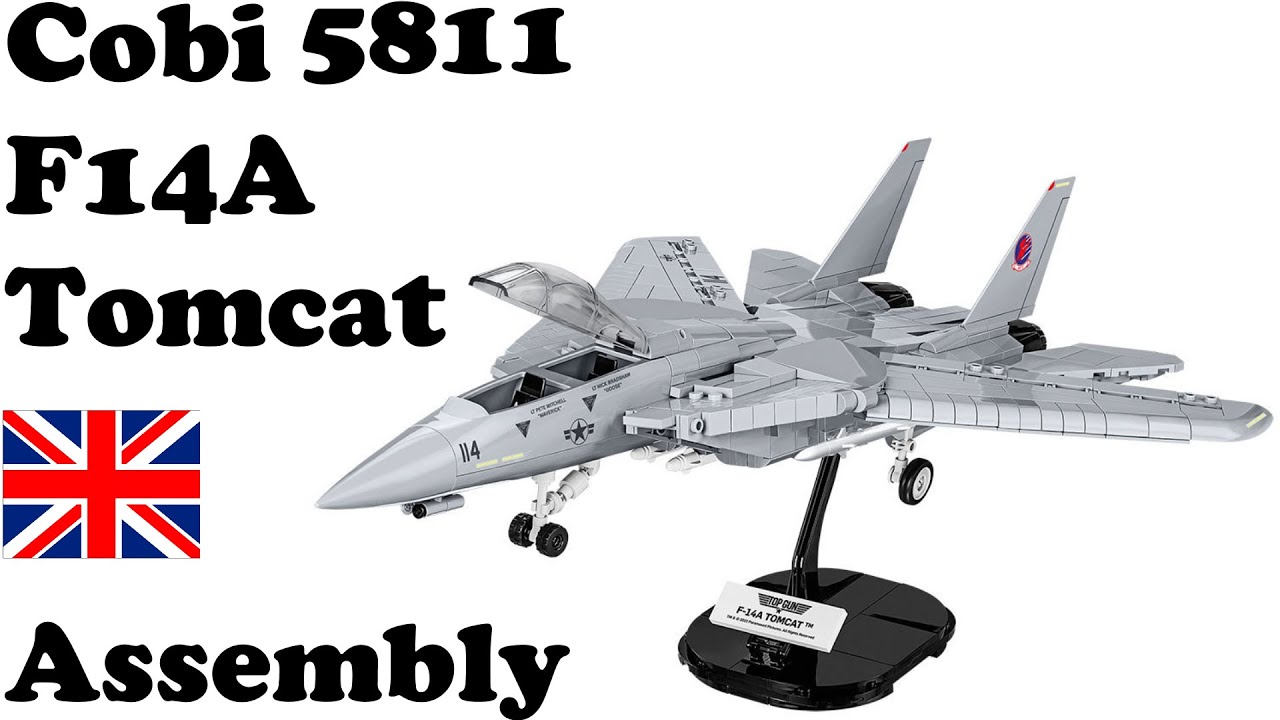Cobi 5811 - F14A Tomcat - Assembly - YouTube