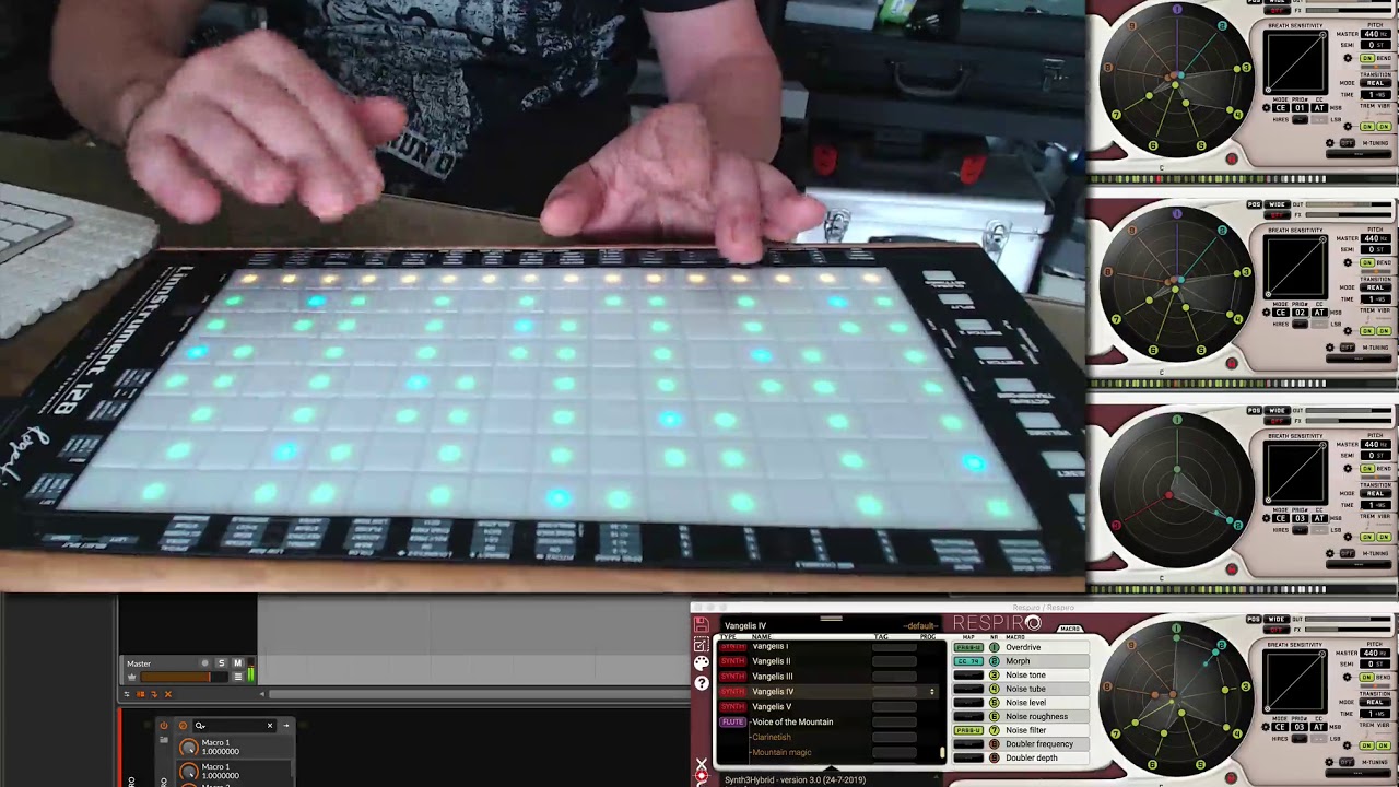 Respiro VST | Linnstrument 128 | MPE - SYNTH | GUITAR DEMO - YouTube