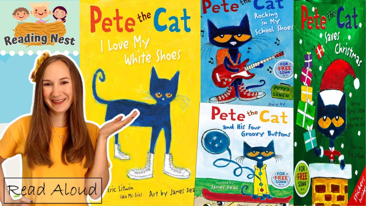 Pete The Cat Books- I Love My White Shoes |Rocking In My School Shoes ...