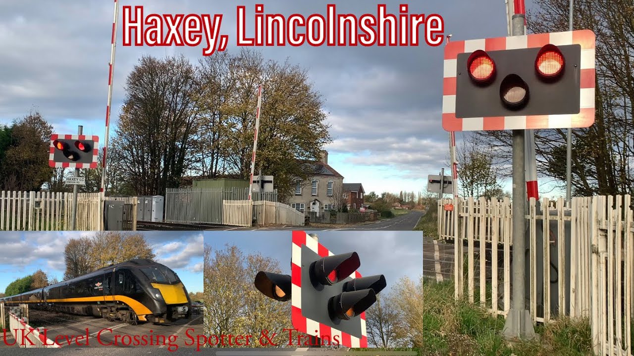 2 Closures and 2 Trains at Haxey Level Crossing, Lincolnshire - YouTube