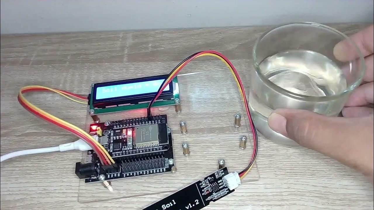 Monitoring Kelembaban Tanah dengan ESP32, LCD 16x2, dan Blynk IoT - YouTube