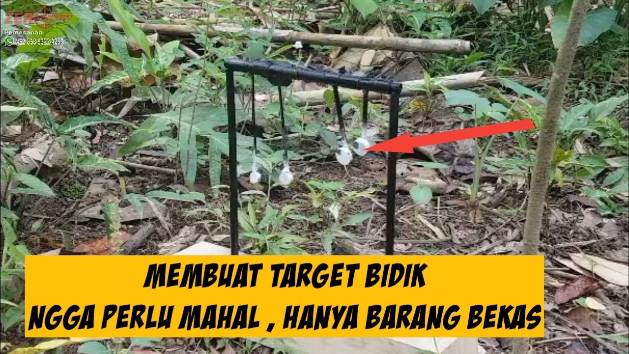 ngga perlu beli mahal membuat target bidik sendiri dengan barang bekas ...