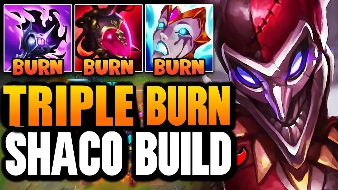 SHACO, BUT I STACK EVERY BURN ITEM IN THE GAME!! (HELLFIRE SHACO) - YouTube