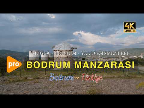 Bodrum Yel Değirmenleri’nden Müthiş Manzara 4K Profesyonel Çekim | Muğla - Bodrum