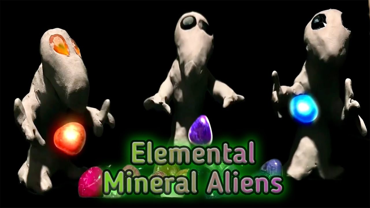 Elemental Mineral Aliens | Claymation (Stop Motion) Short By Petes ...