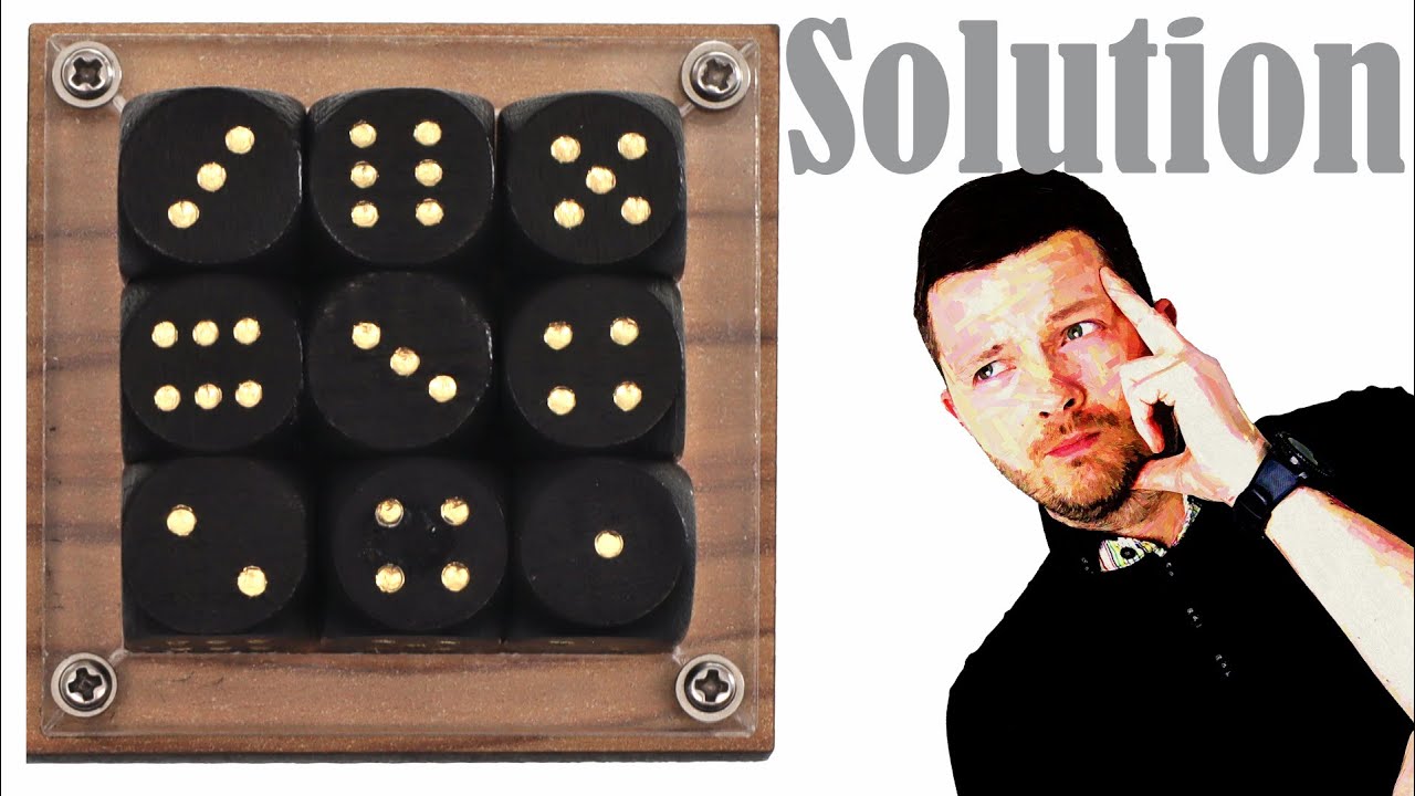 Magic Square 3x3 from Siebenstein Spiele - Solution - YouTube