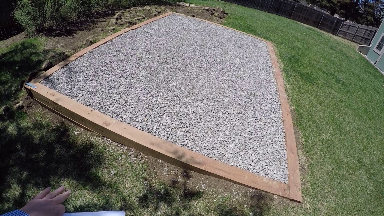 What Kind Of Gravel For Shed Base