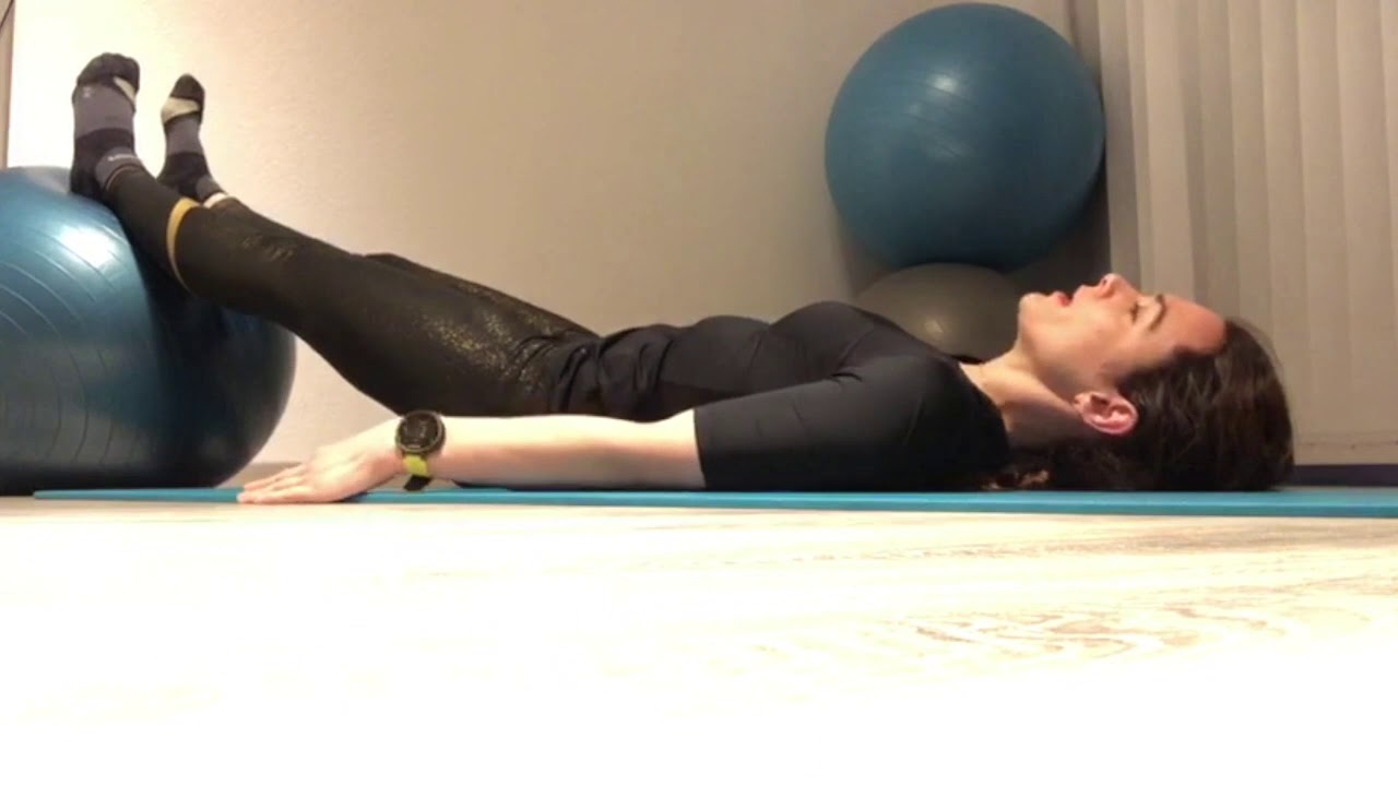 Niveau 3 : Pont-Bustier sur swift ball ou sur chaise - YouTube