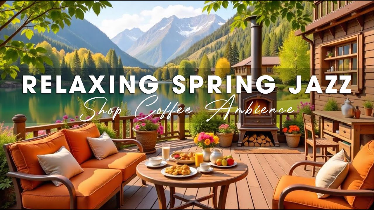 🌸 Positive Spring Morning & Relaxing Jazz Music - Instrumental Relaxing ...