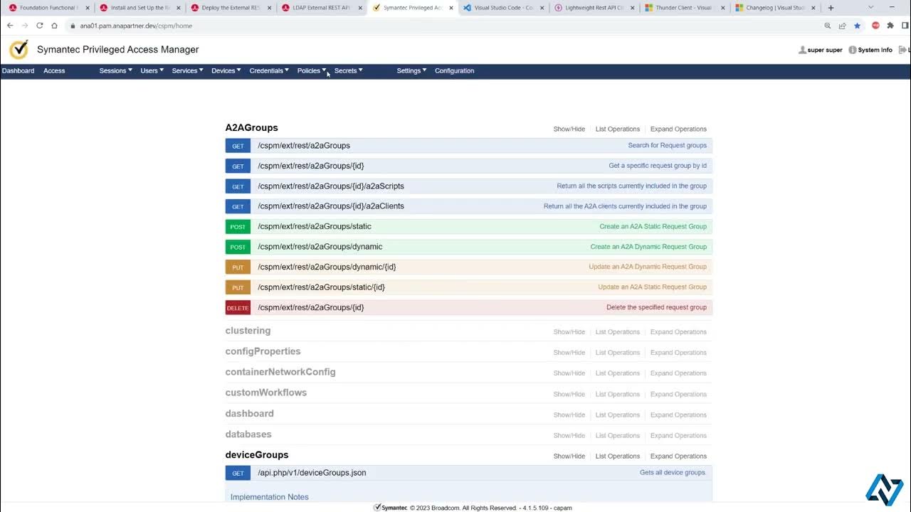 "Unlocking Power: Harnessing Symantec PAM's REST APIs for Seamless ...