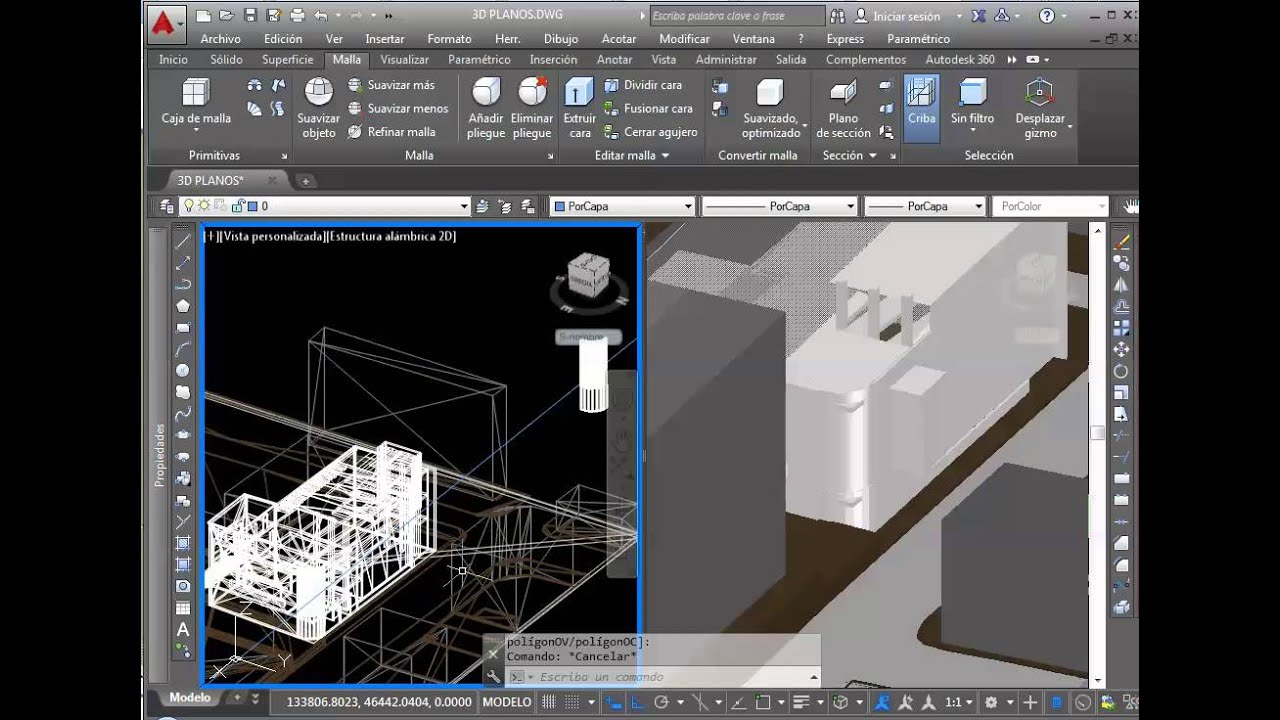 AUTOCAD-CONSULTA DE PLANO DE SECCION - YouTube