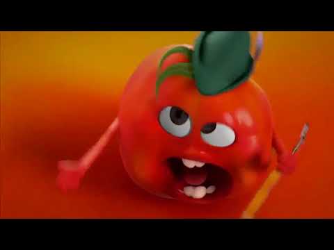 komik domates reklamı.