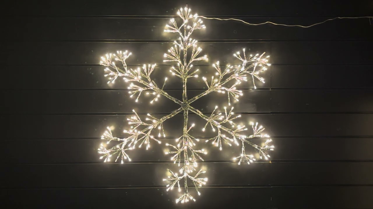 Giant Lighted Snowflake