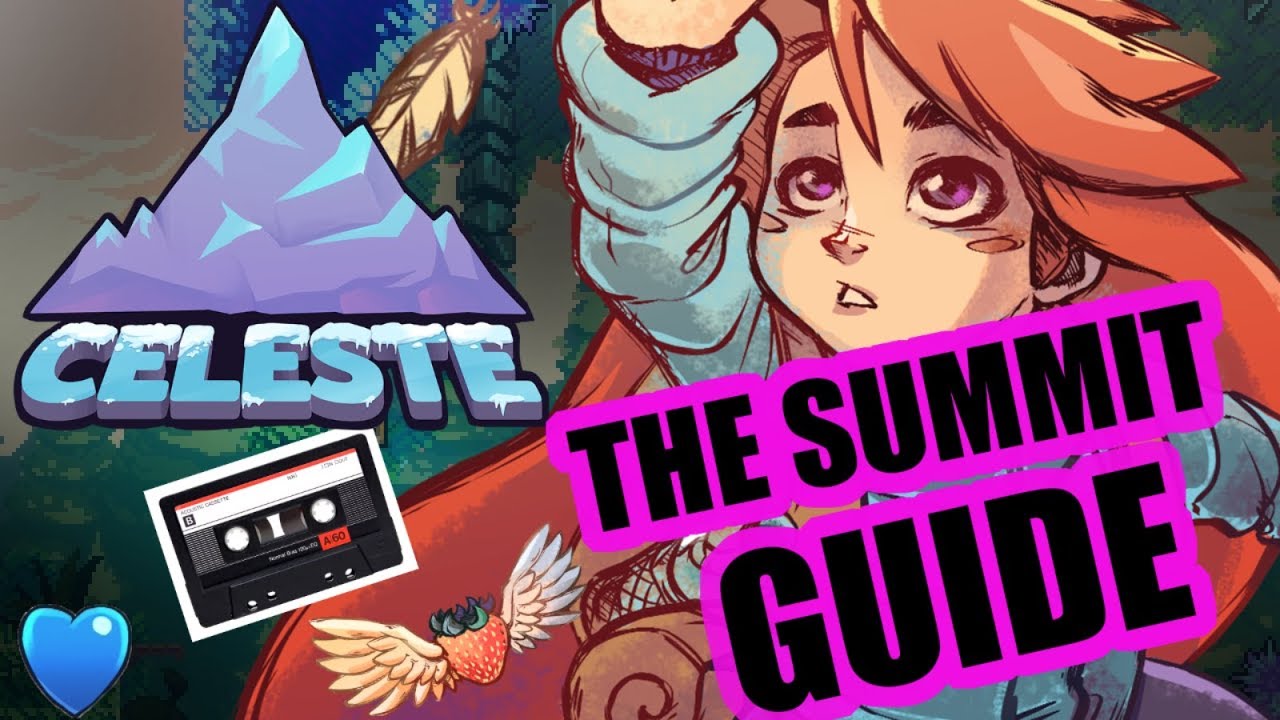 Celeste - 100% Walkthrough - All Strawberries - The Summit - YouTube