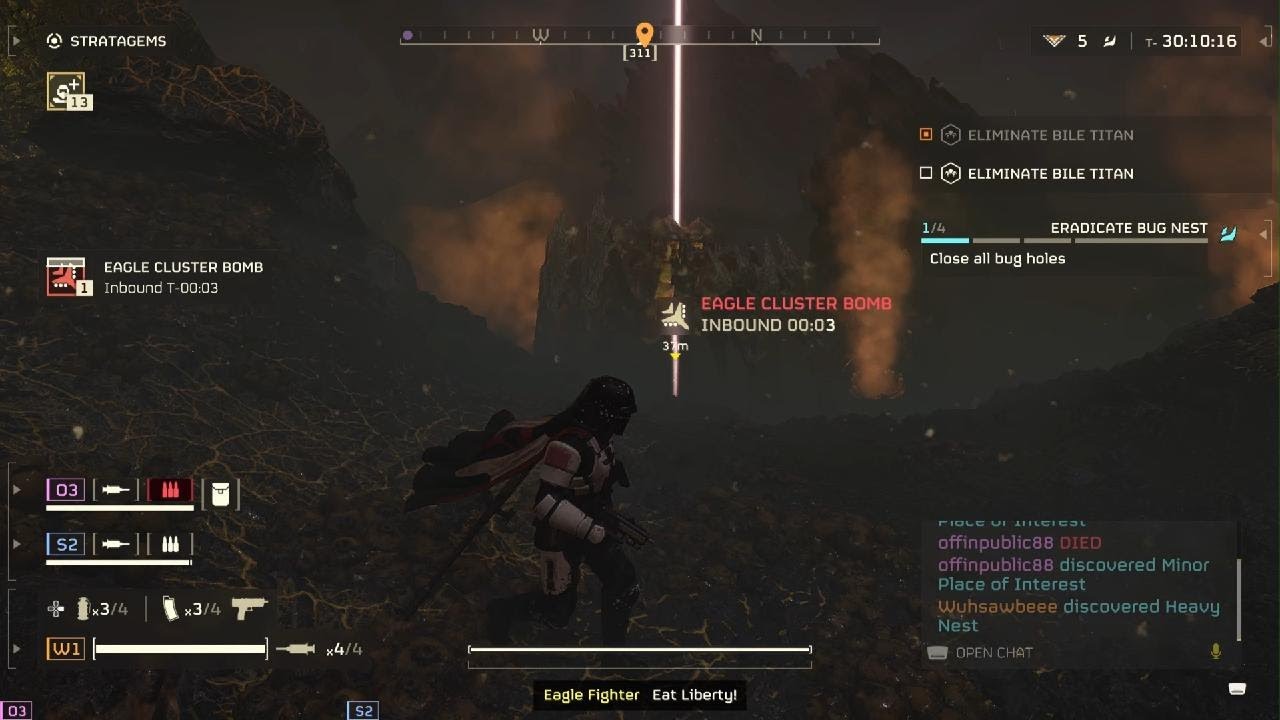 HELLDIVERS 2 3 TITANS SPAWN - YouTube