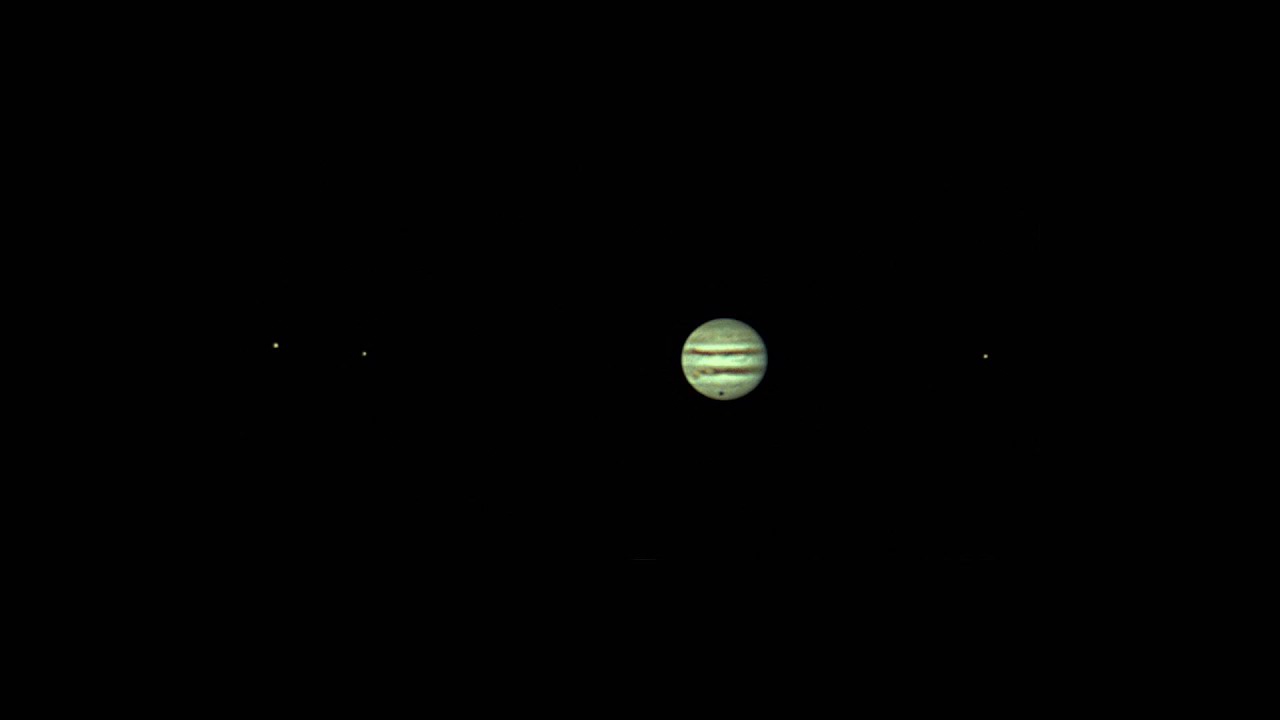 Jupiter & Moons Animation 09/09/2013 - YouTube