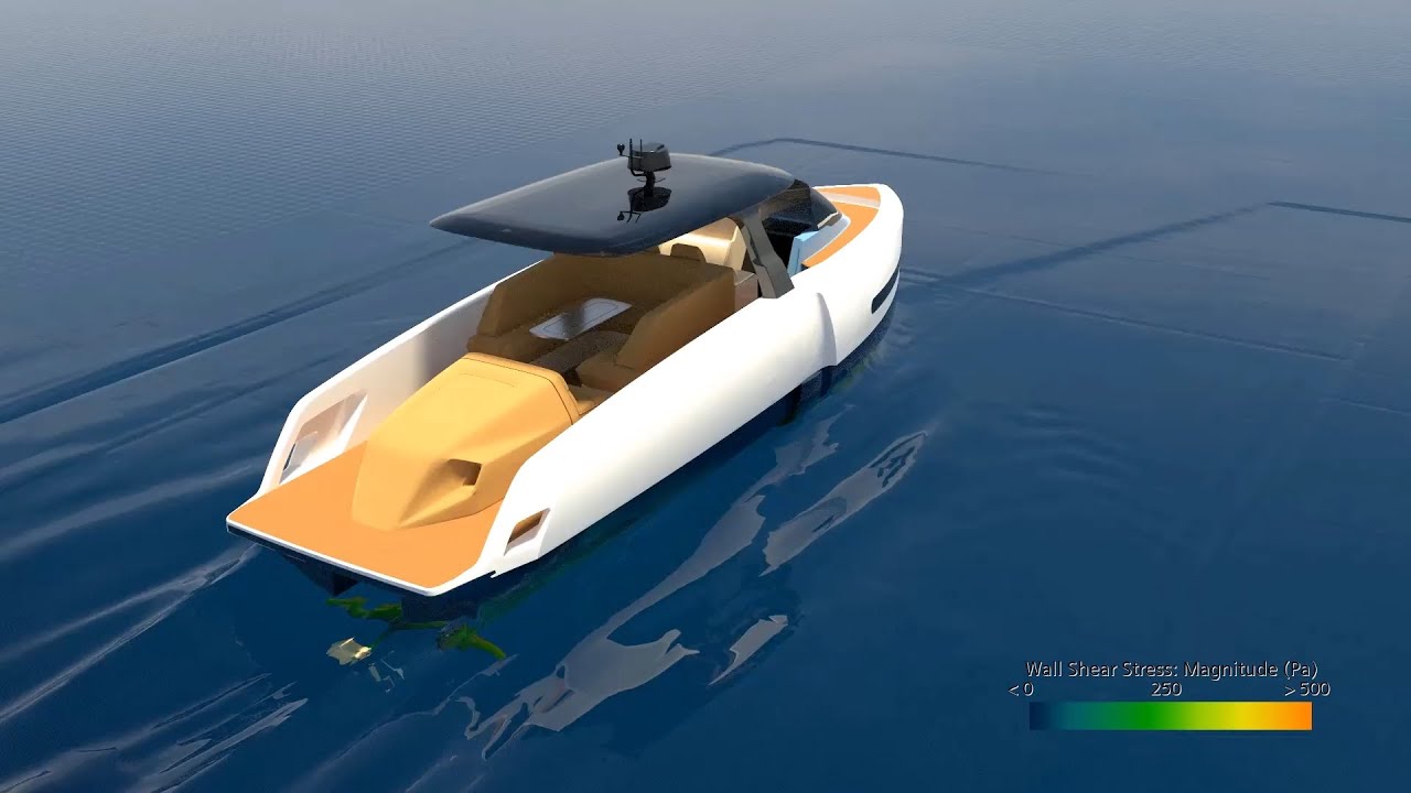 Foiling Boat CFD Simulation - YouTube