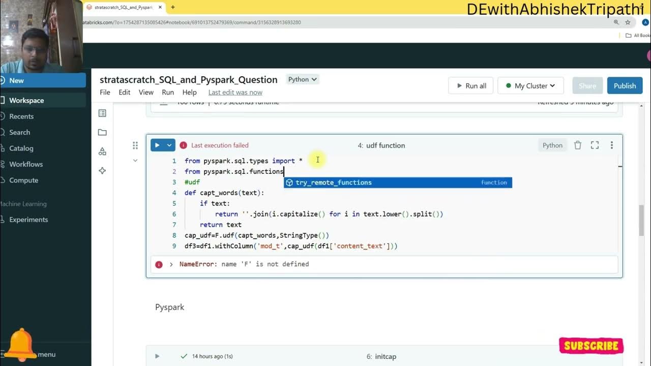 Day:- 31 SQL and Pyspark :- Question No 1:- Capitalize First Letters ...