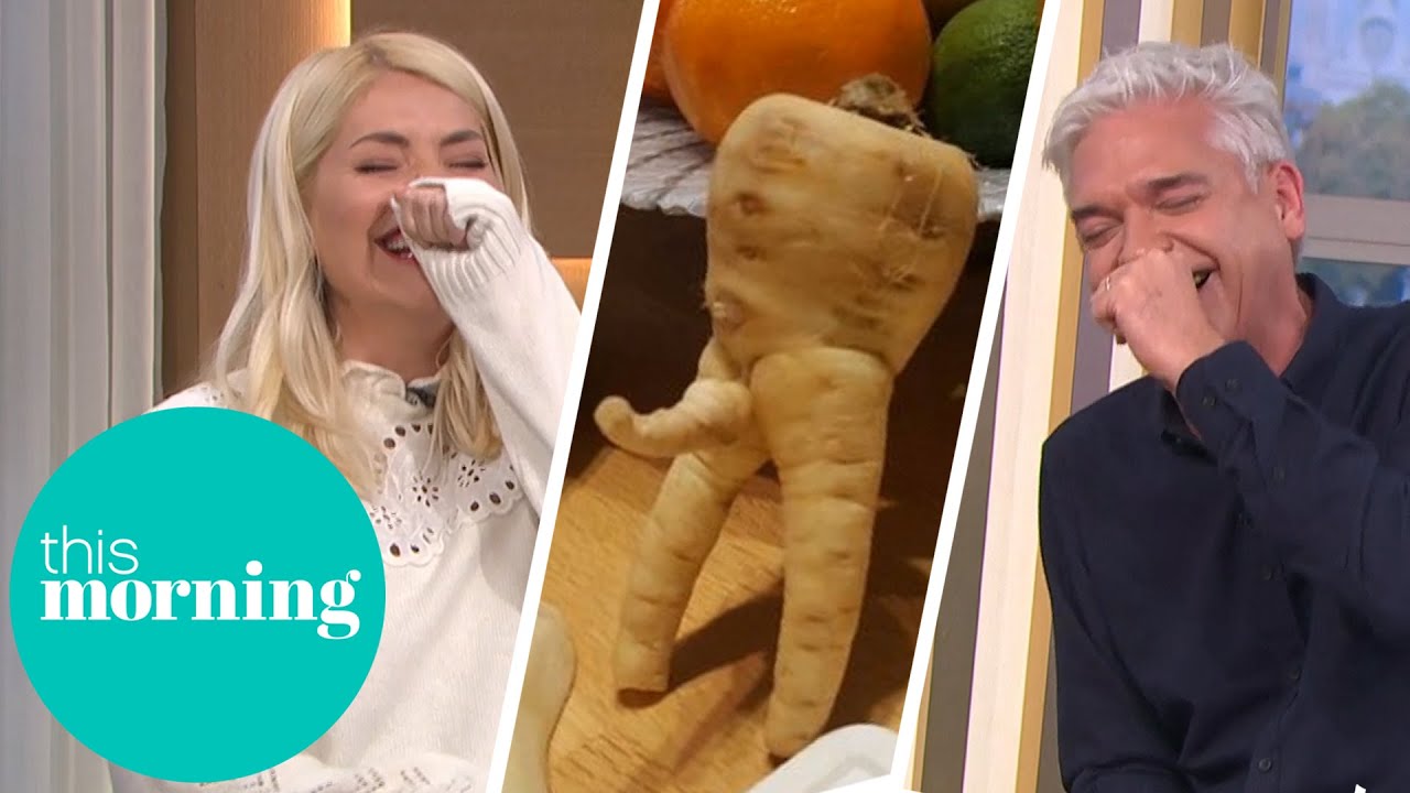 Phillip & Holly Lose It Over Rude Vegetables | This Morning - YouTube