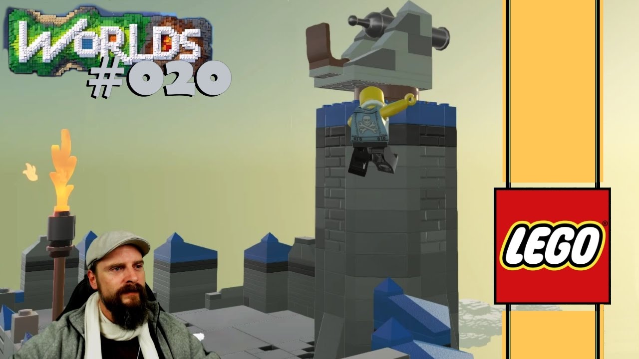 Lego Worlds deutsch 💣 020: Kurz zum Krater dann auf Tour! Geschütztürme ...