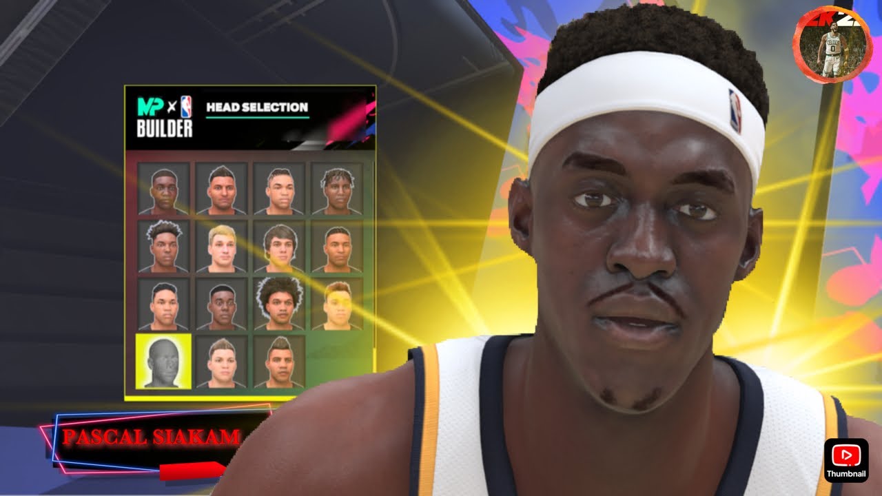 PASCAL SIAKAM NBA 2K25 NEXT GEN FACE CREATION - YouTube