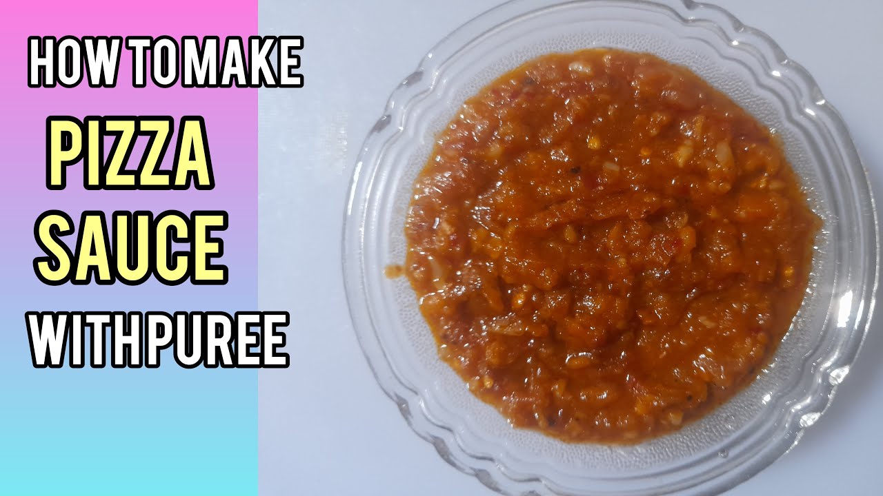 How To Make Pizza Puree || Easy Homemade Recipes || Easy Way - YouTube