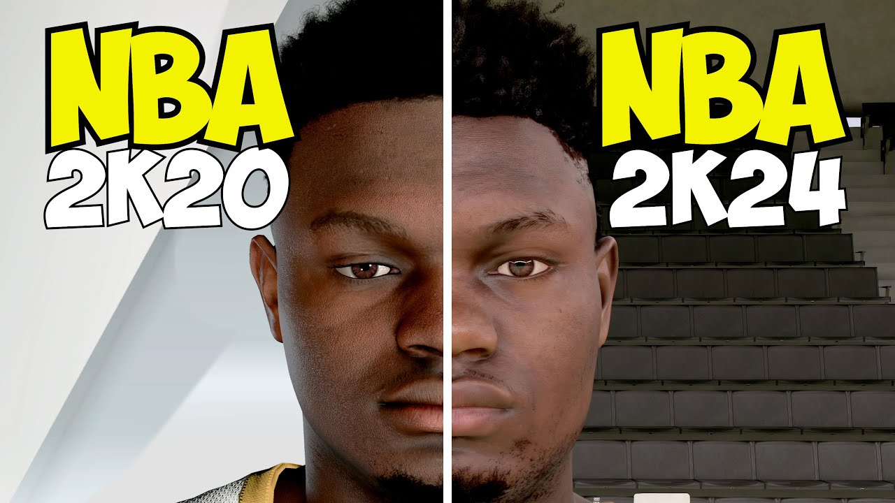 Evolution of Zion Williamson In NBA 2K Games (NBA 2K20 - NBA 2K24 ...