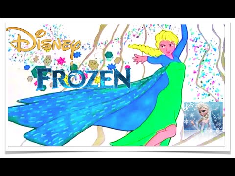 Elsa Disney Frozen MAGIC! Coloring fun with ColorCraze! Arts for kids ...