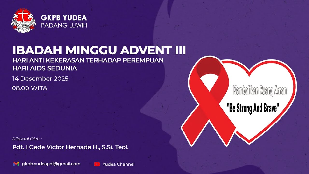 IBADAH MINGGU ADVENT III . MINGGU 14 DESEMBER 2025 - YouTube