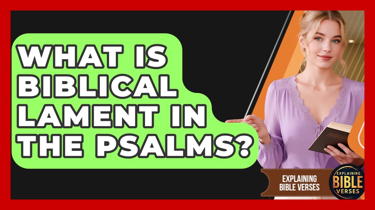 What Is Biblical Lament In The Psalms? - Explaining Bible Verses - YouTube