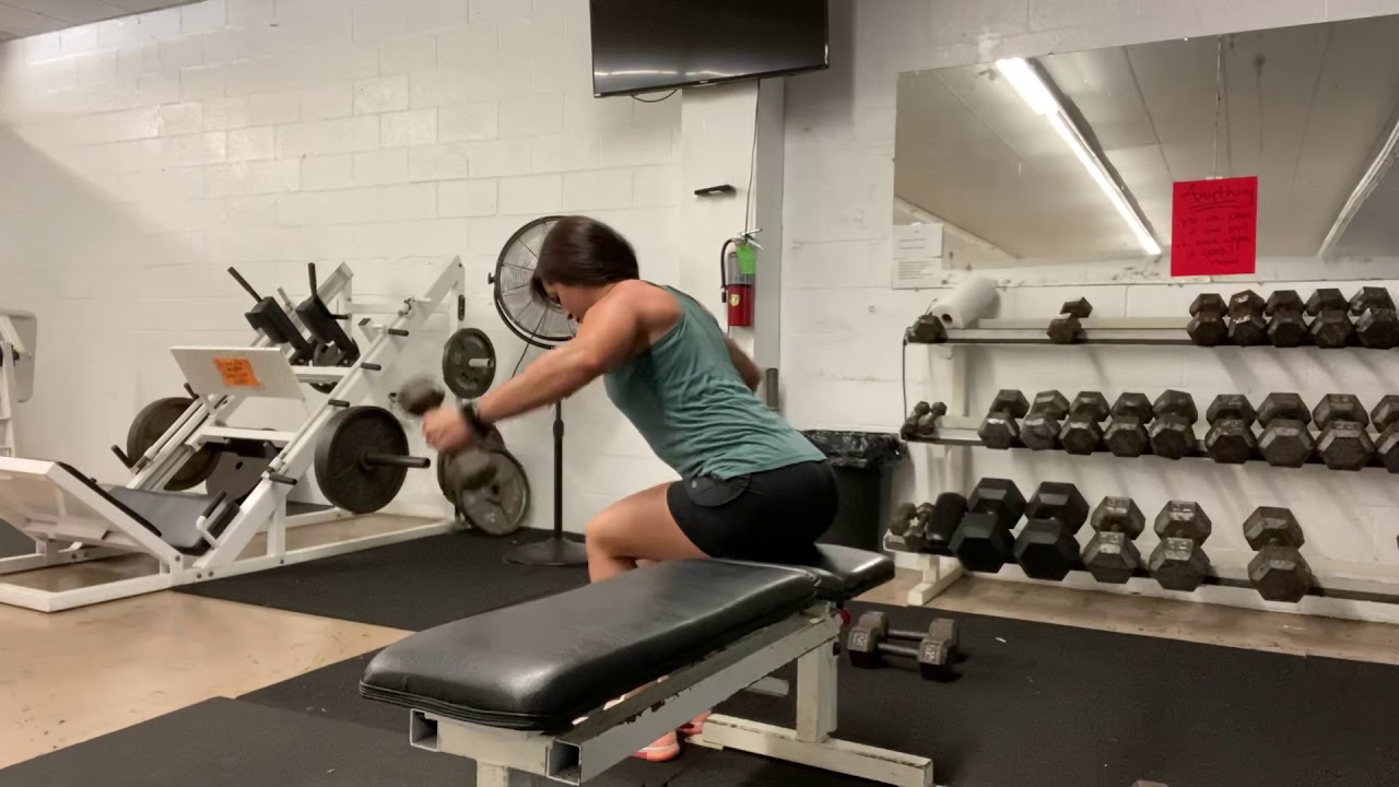 Seated Reverse Fly (side view) - YouTube