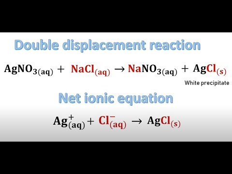 Solubility and Double displacement reaction - YouTube