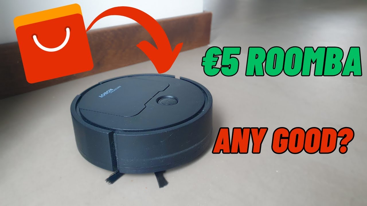 €5 AliExpress Roomba - Budget Robot Vacuum Unboxing and Test - YouTube