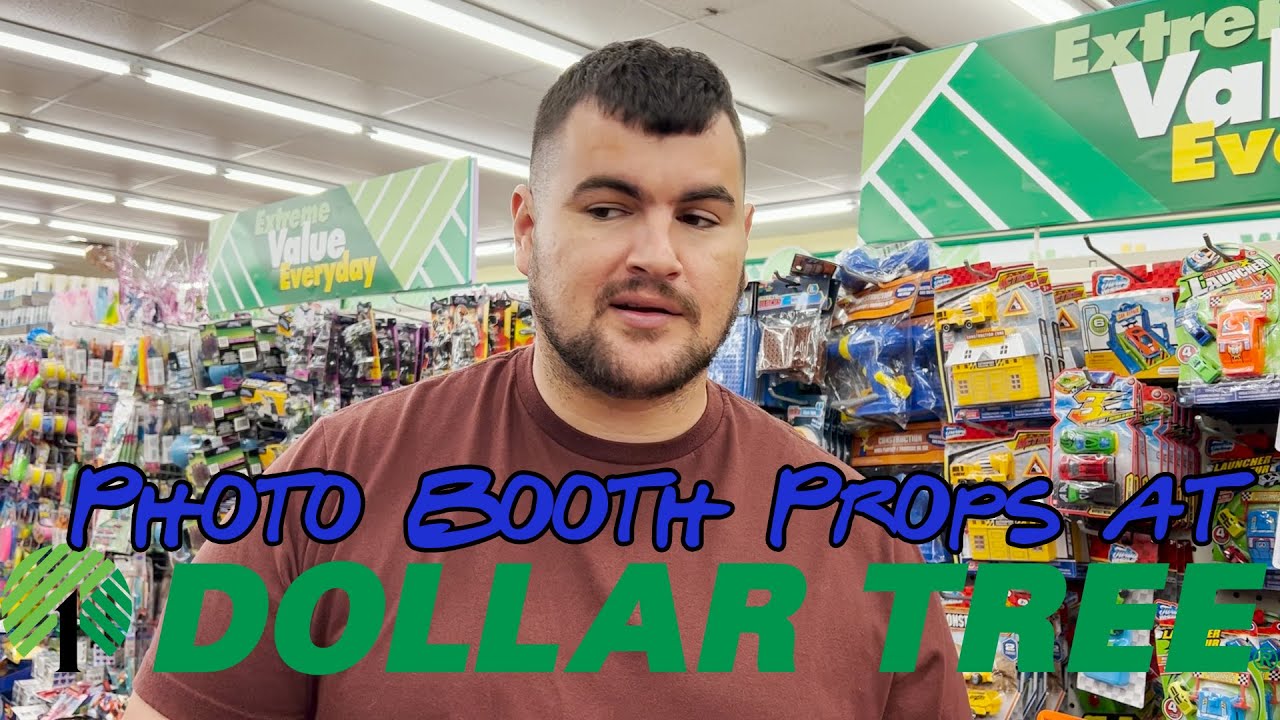 PHOTO BOOTH PROPS AT THE DOLLAR TREE - YouTube
