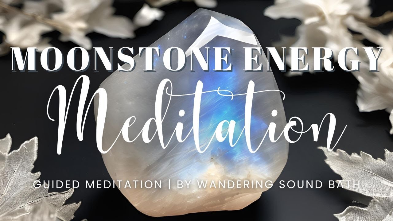 Heighten Your Intuition & Connect to Divine Feminine | 20 Min Moonstone Crystal Guided ...