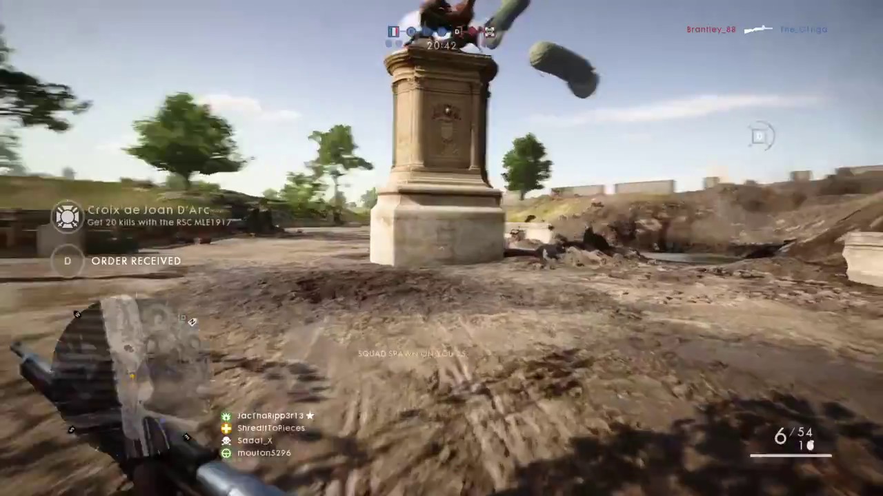 Crazy RSC Killstreak on Soissons Frontlines! (Battlefield 1 They Shall ...