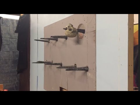 Indiana Jones spike wall build - YouTube
