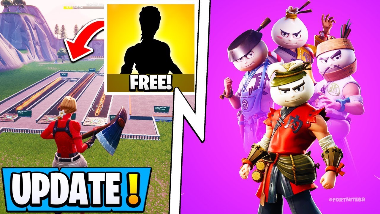 *NEW* Fortnite Update! | 6 Free Items in 5 Mins, All Secret Skins ...