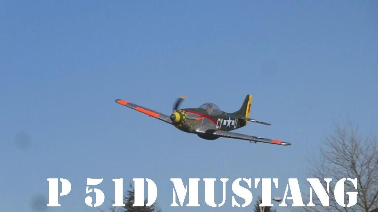 ParkZone P 51D Mustang fun - YouTube