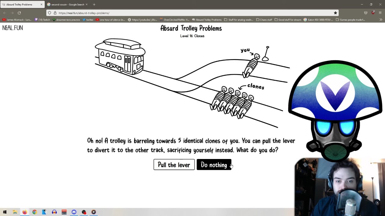 Absurd Trolley Problems & Sporcle - Rev After Hours [Vinesauce] - YouTube