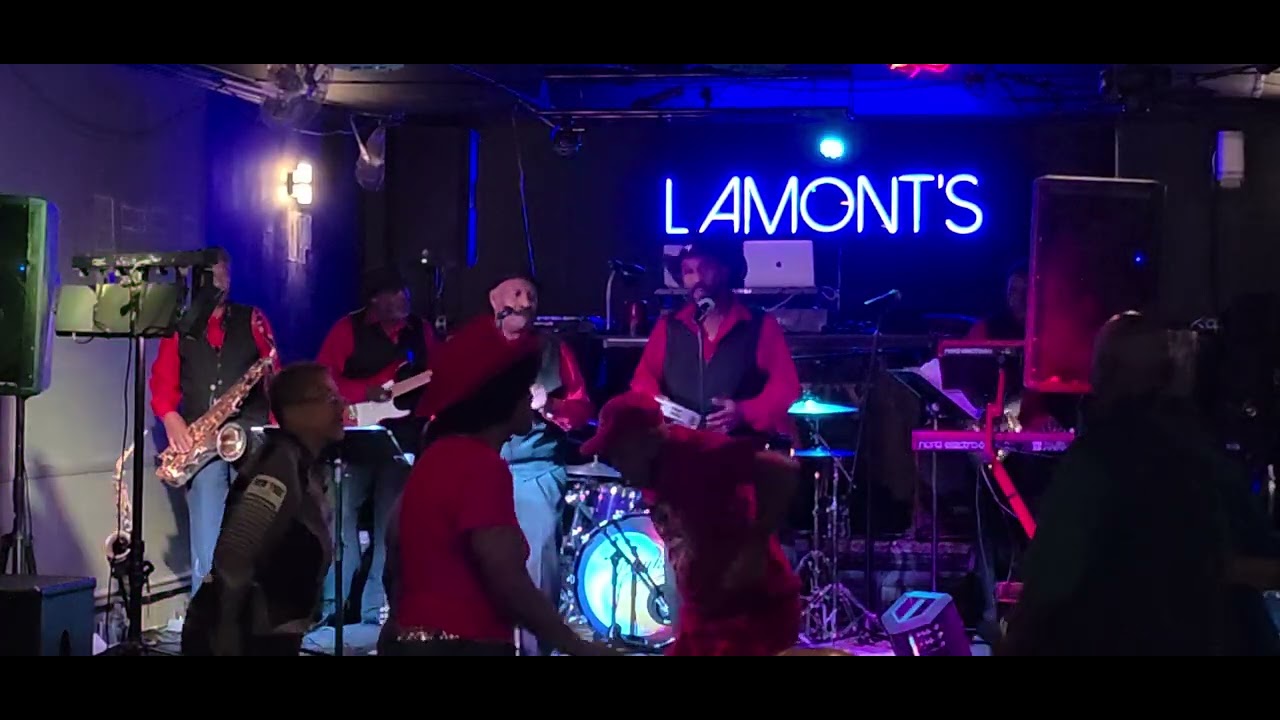 Rise Band and Show ftg Ernest Bennett sings "Tighten Up " at Lamont's ...