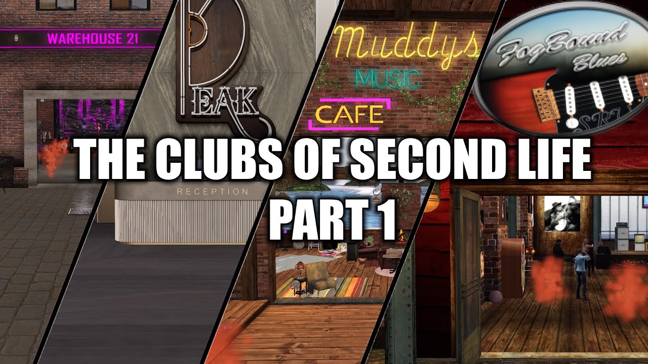 What To Do In Second Life - The Music Clubs of Second Life Part 1 - YouTube
