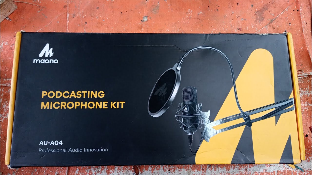 maona au a04 condenser microphone unboxing||under 3000 rupees best ...