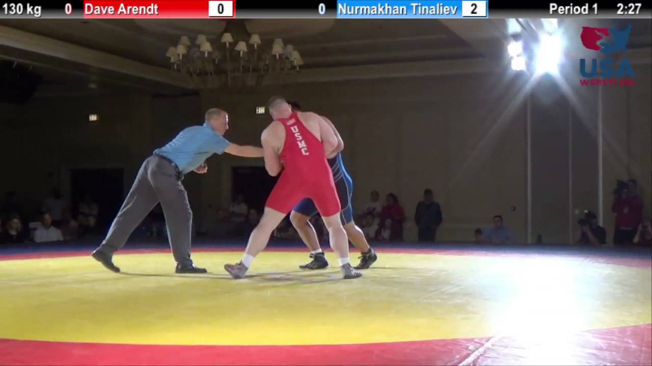 130 KG - David Arendt (USA) vs. Nurmakhan Tinaliyev (KAZ) - YouTube