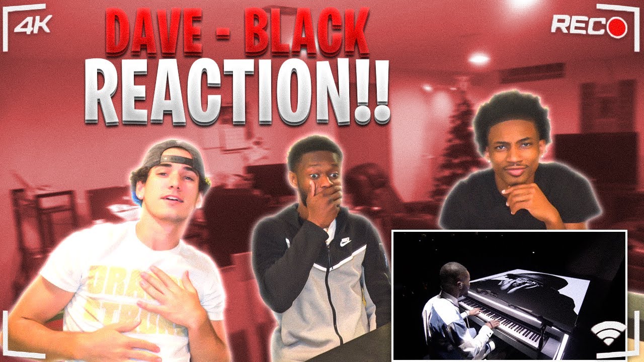 AMERICANS REACT TO DAVE - BLACK (LIVE @ THE BRITS 2020) - YouTube