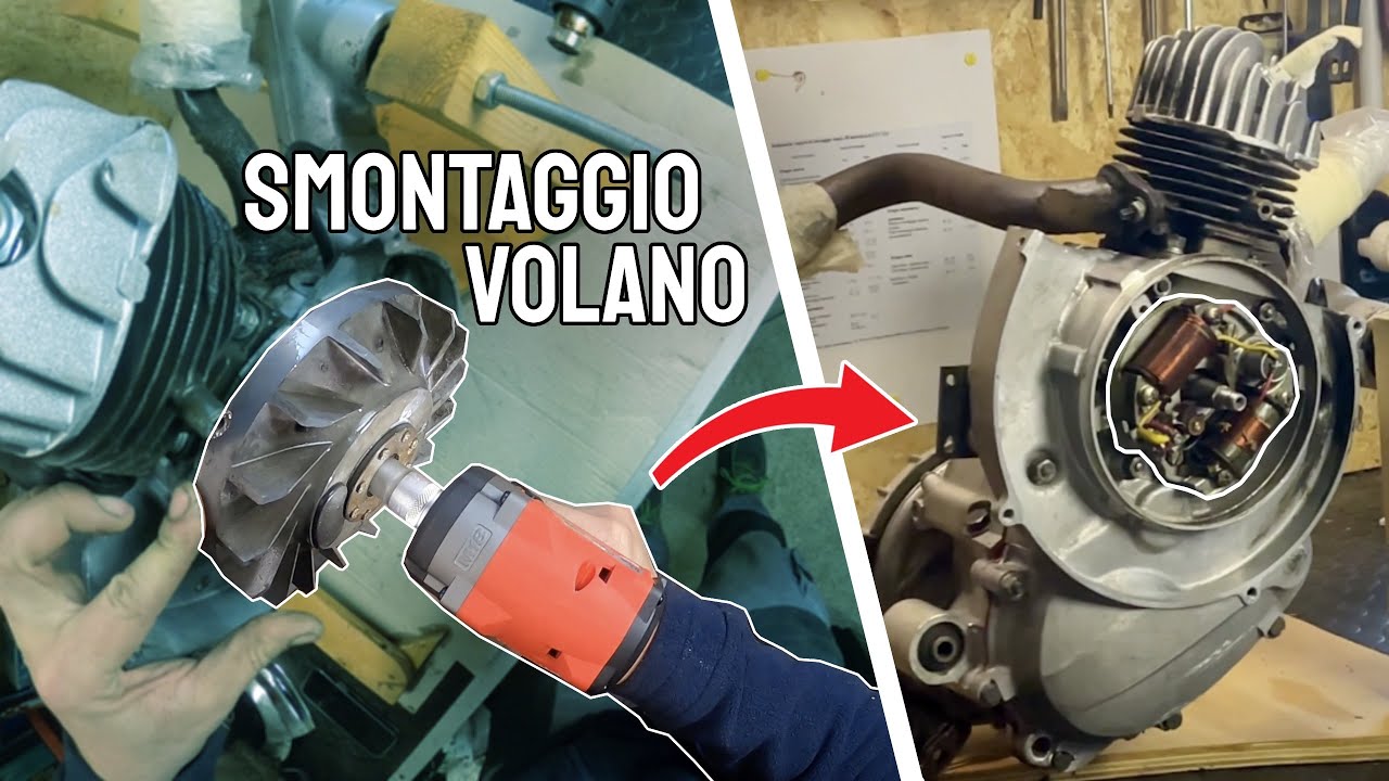 COME SMONTARE E RIMONTARE IL VOLANO DELLA VESPA |Restauriamo una VESPA ...