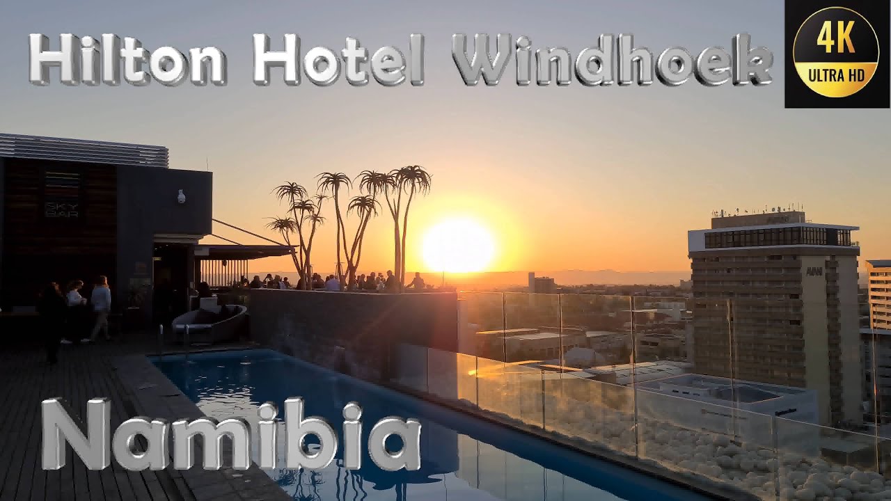 Hilton Hotel, Windhoek, Windhuk, Namibia, 4k, #windhoek #namibia - YouTube