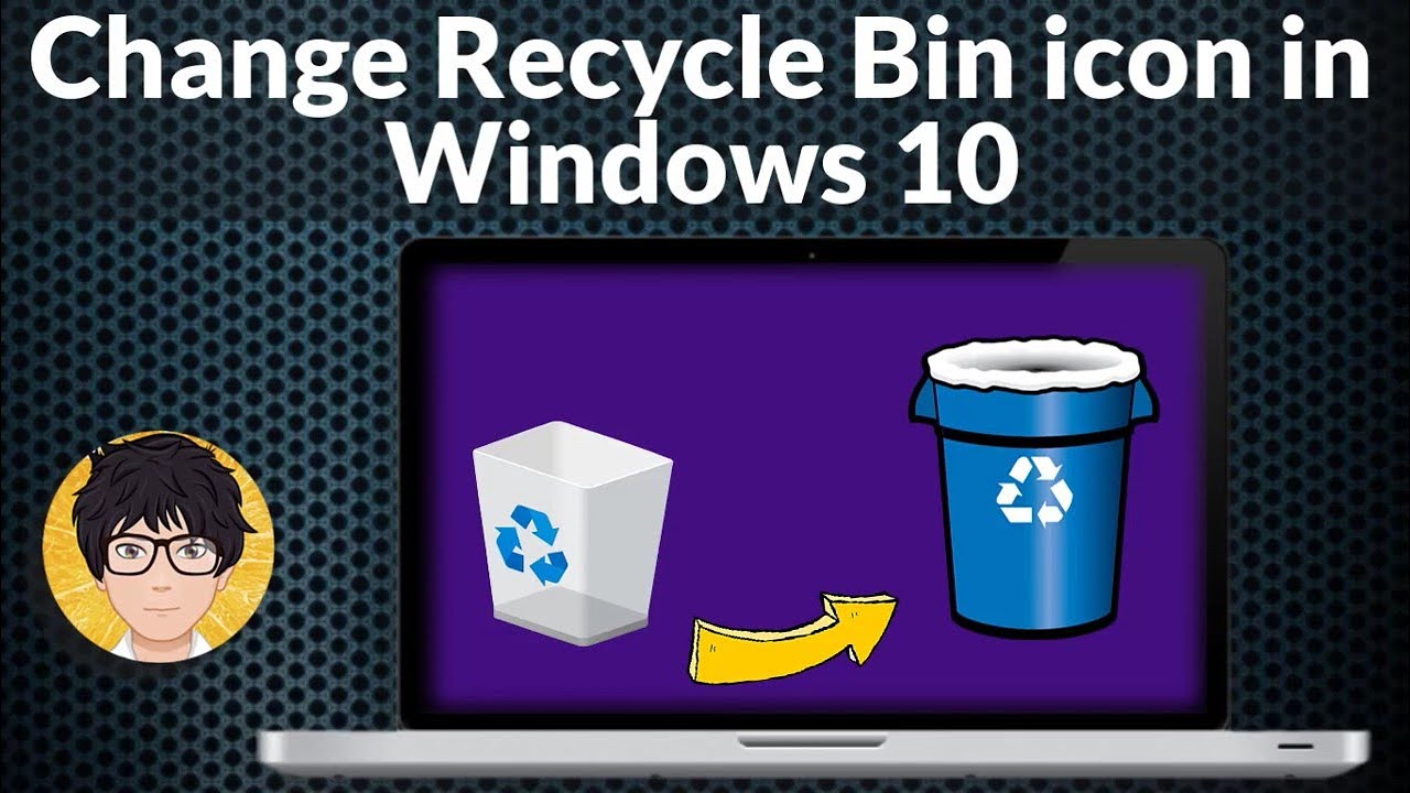 Change recycle bin icon in windows 10 | how to Change recycle bin icon ...