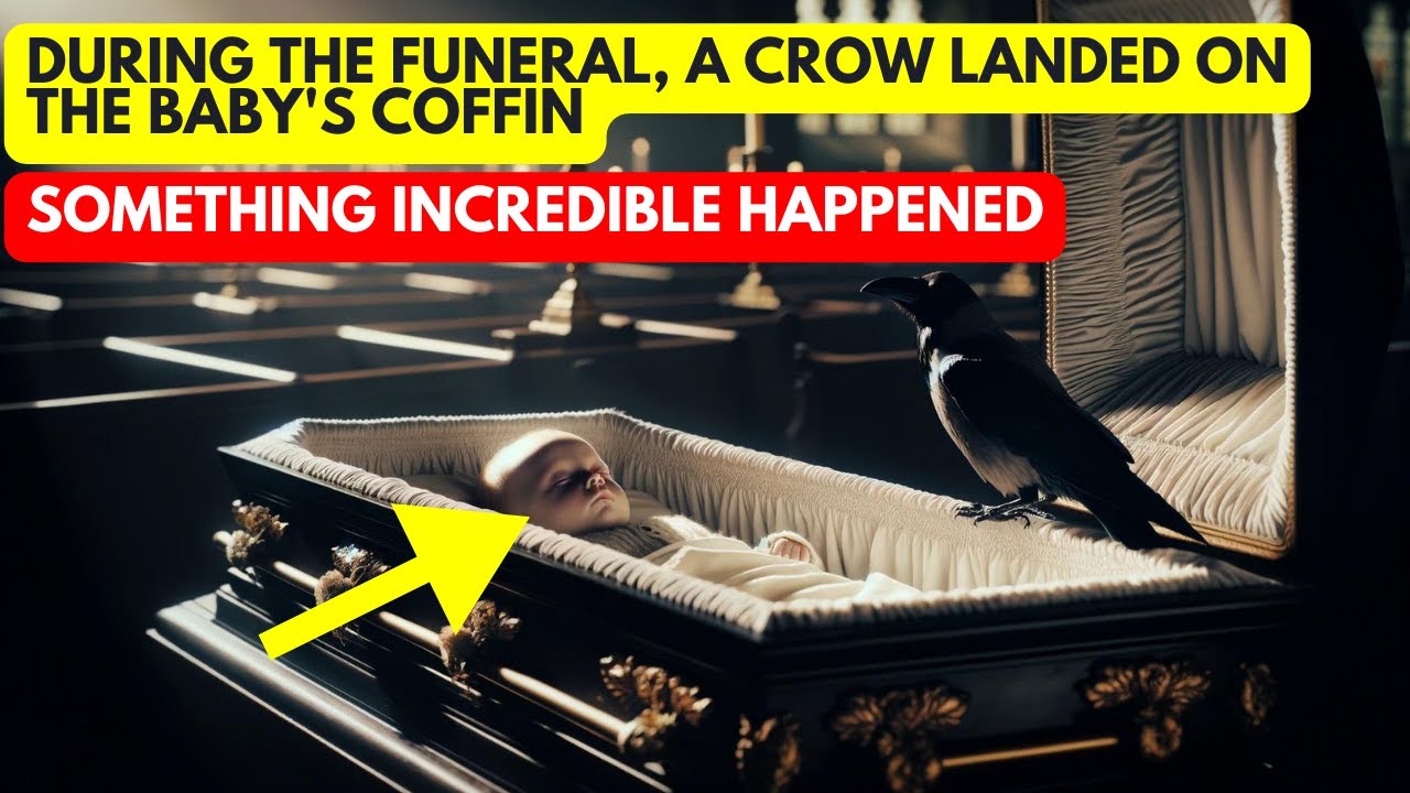 DURING THE FUNERAL, THE CROW LANDED ON THE GIRL'S COFFIN. THEN SOMETHING INCREDIBLE HAPPENED ...